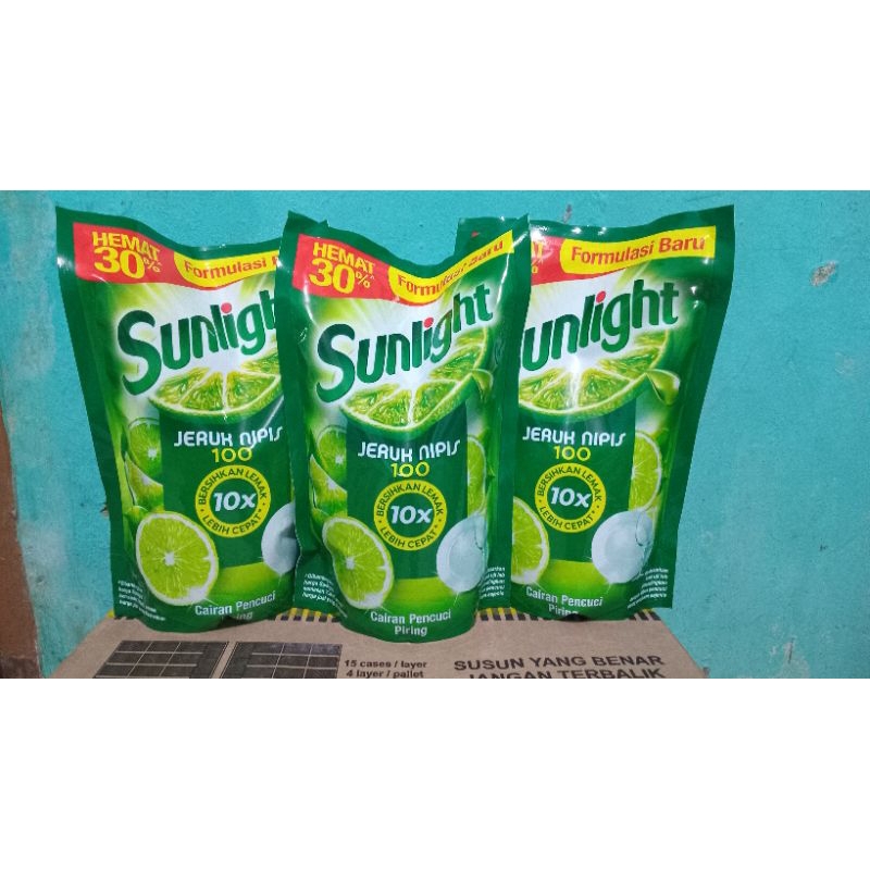 Jual SUNLIGHT SABUN CUCI PIRING JERUK NIPIS 650ML | Shopee Indonesia
