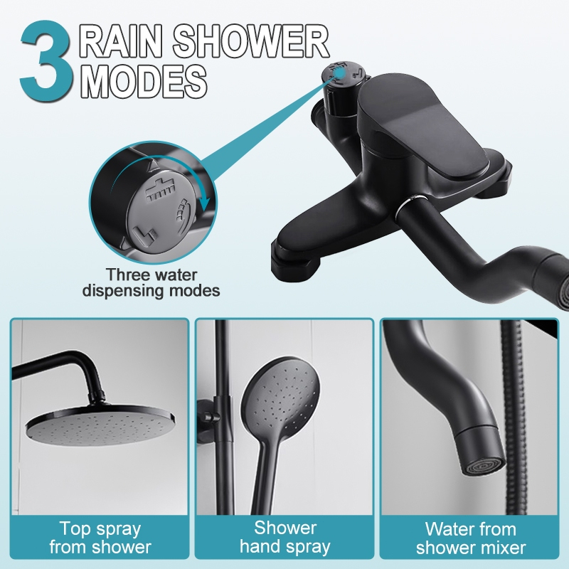 Jual TQTQ SUS 304 Shower Set Shower Kamar Mandi Rain Shower Kotak ...