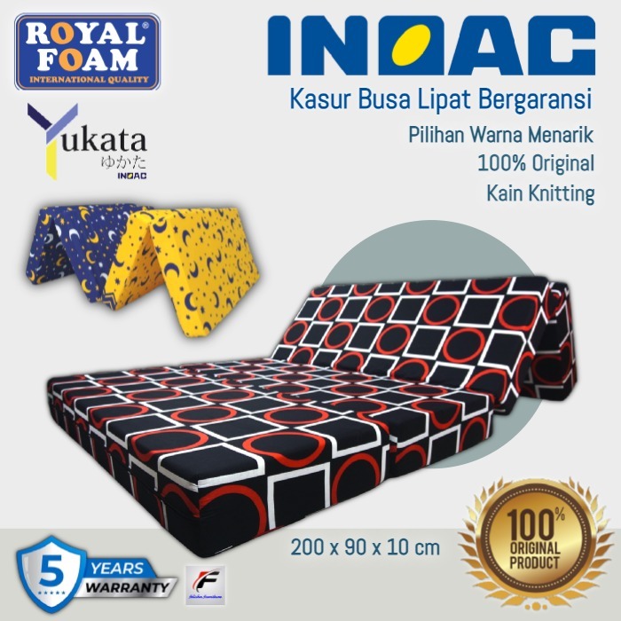 Jual Kasur Busa Lipat 200 x 90 x 10 cm INOAC (GARANSI 5 TAHUN) | Shopee ...