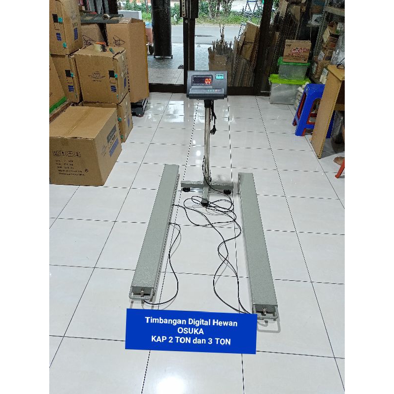 Jual Timbangan Sapi Digital 1 Ton, 2 Ton, 3 Ton Osuka / Timbangan Hewan ...