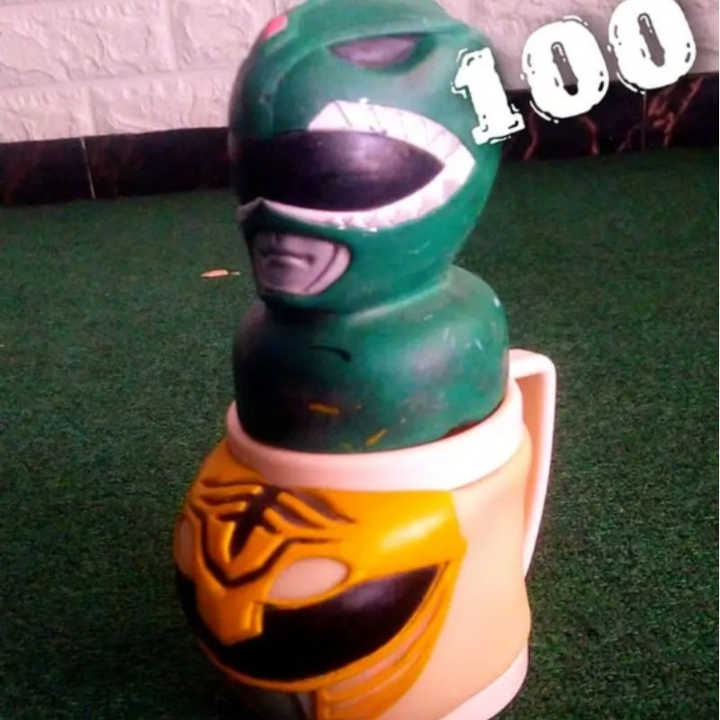 Jual Mug Gelas Power Ranger MMPR set White Ranger dan Green Ranger ...