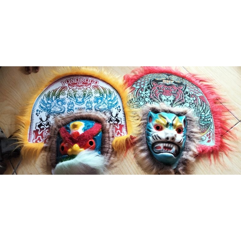 Jual topeng jaranan reog Ponorogo original 1 pcs | Shopee Indonesia
