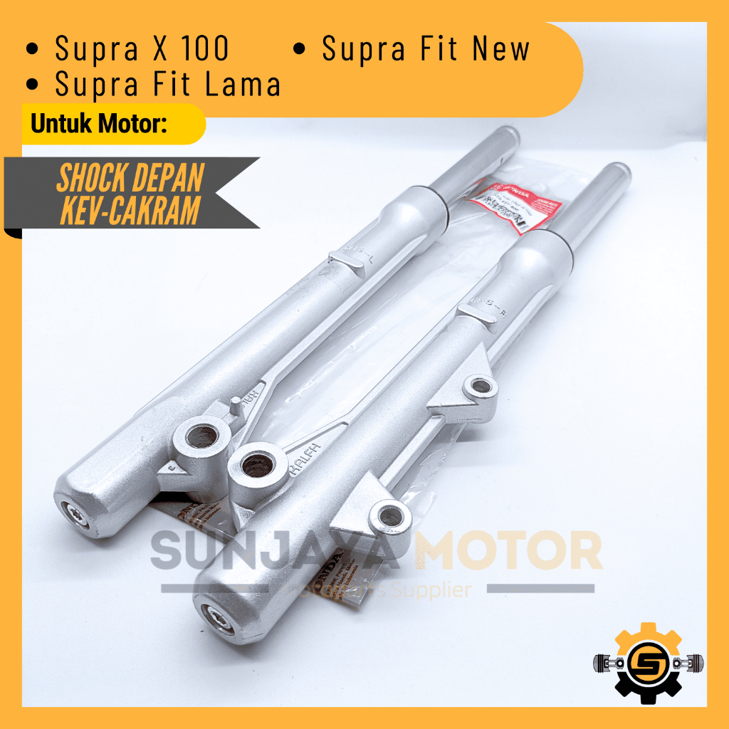 Jual Shockbreaker Depan Kualitas Original Honda KEV Shock Depan Supra X 100 Supra Fit New Supra ...