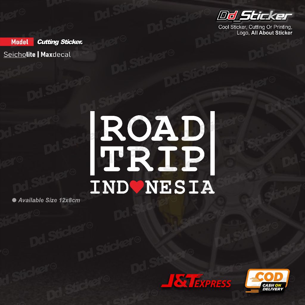 Jual ROAD TRIP INDONESIA (sticker cutting) | Shopee Indonesia