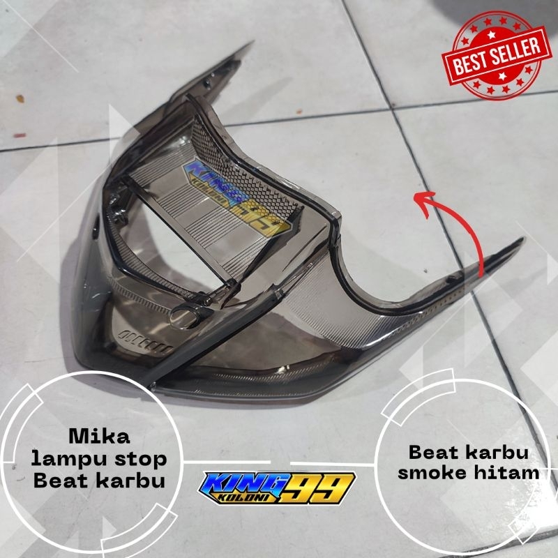 Jual Mika lampu stop beat karbu smoke hitam set | Shopee Indonesia
