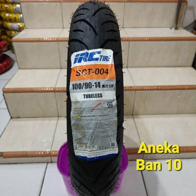 Jual Ban IRC 100/90-14 SCT004 Tubeless Ban Belakang Lexi | Shopee Indonesia