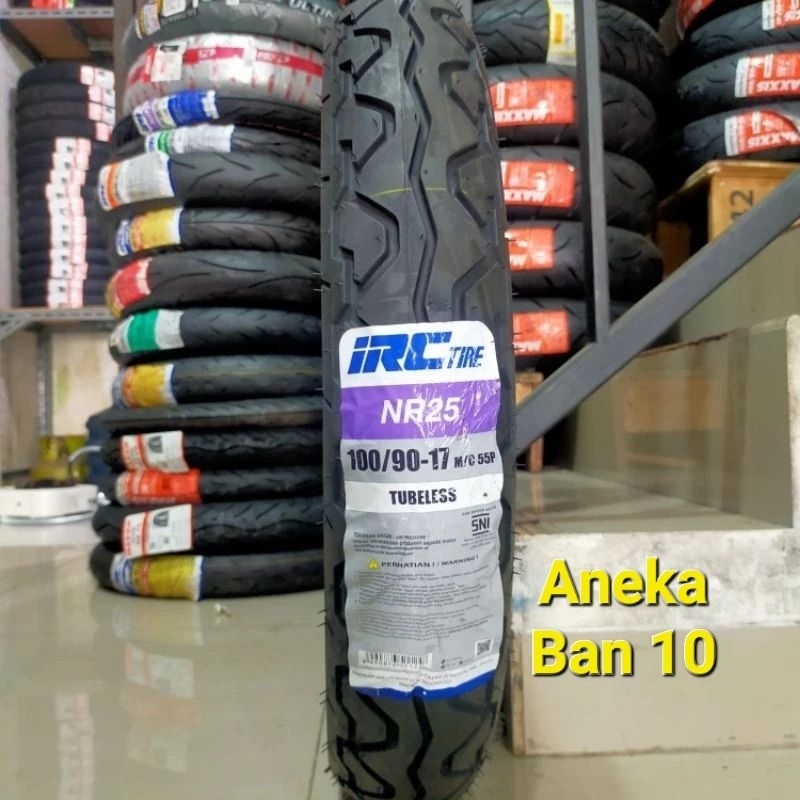 Jual Ban IRC 100/90-17 NR25 Tubeless Ban Belakang Verza | Shopee Indonesia