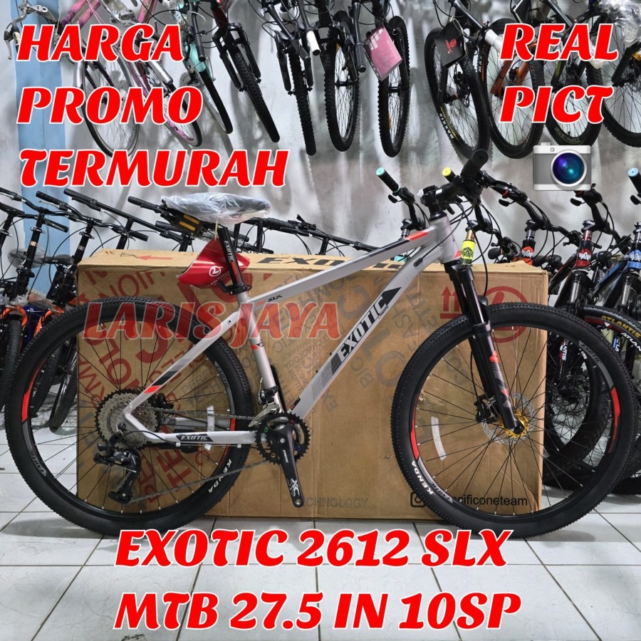 Jual SEPEDA GUNUNG EXOTIC 2612 SLX SEPEDA MTB 27,5 EXOTIC 10 SPEED ...