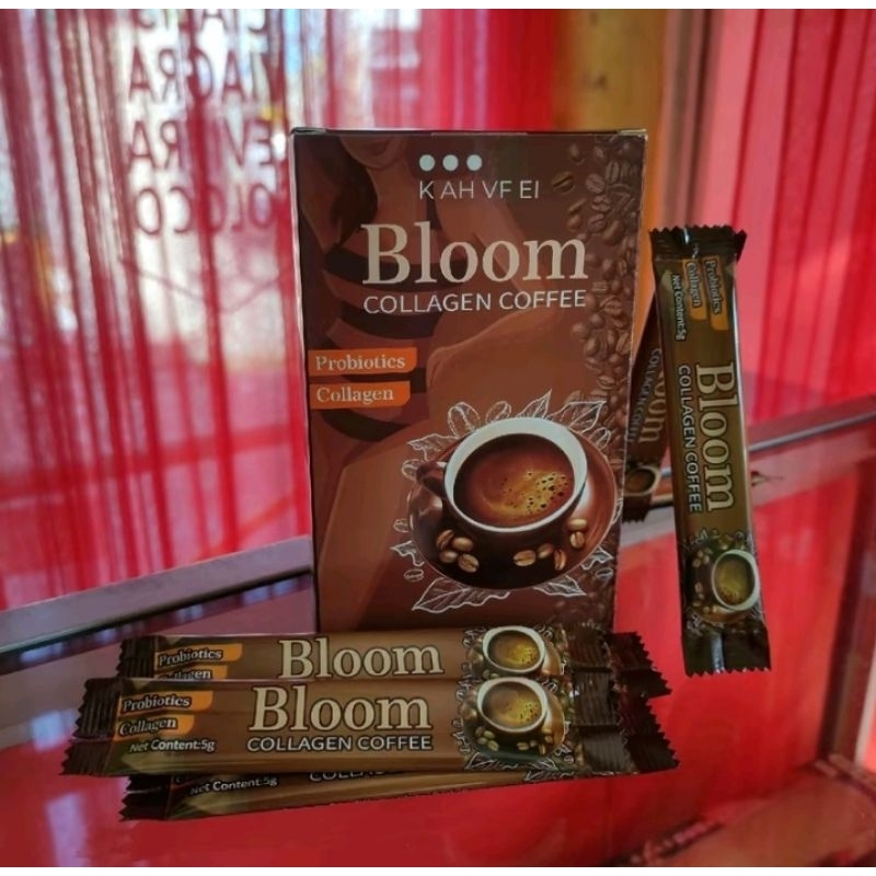 Jual BLOOM COLLAGEN COFFEE KOPI BLOOM 1KOTAK 12SACHET ORIGINAL ASLI 100 ...