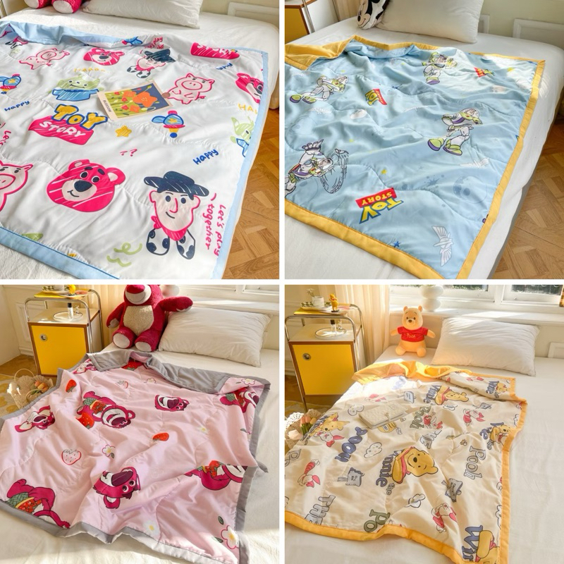 Jual SELIMUT ANAK COTTON KATUN Toy Story Lotso Daisy Mickey Minnie Pooh ...