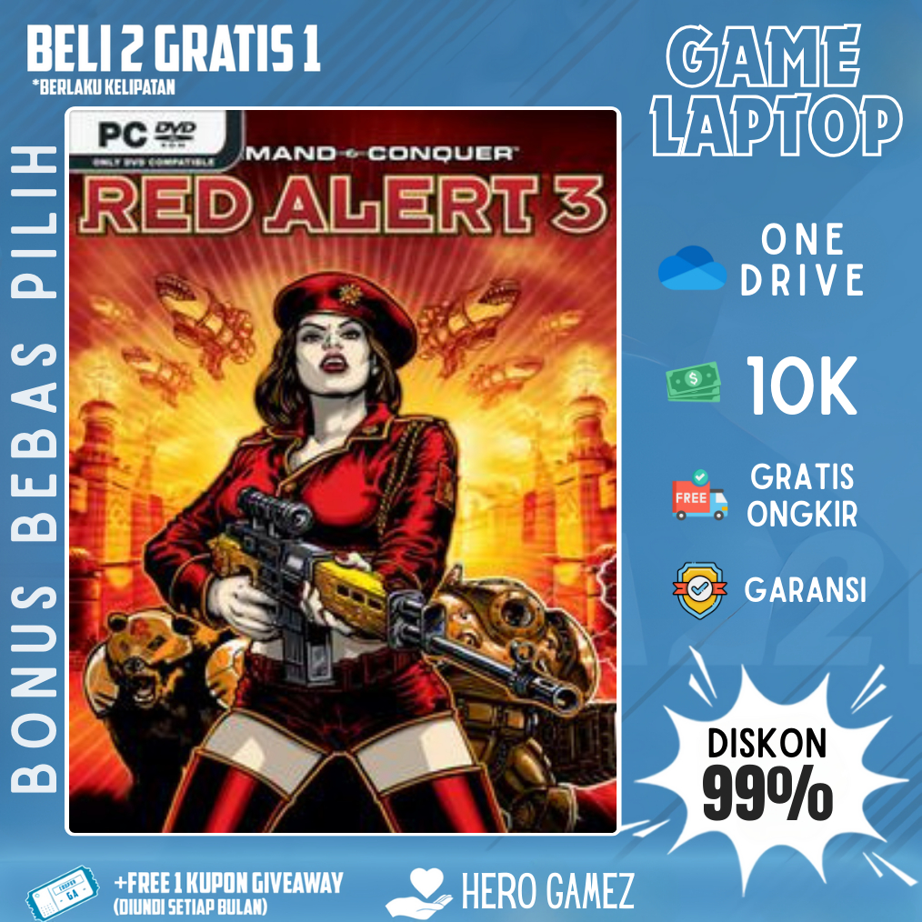 Jual RED ALERT 3 - LINK DOWNLOAD - GAME PC - GAME LAPTOP - GAME OFFLINE ...