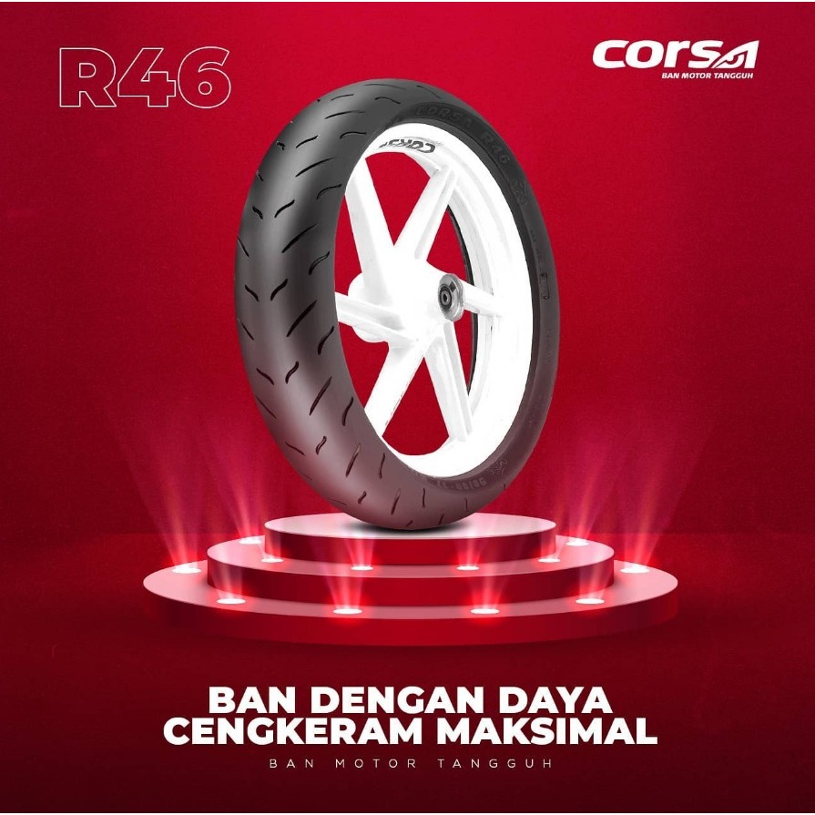 Jual [READY COD] BAN CORSA 90/80-17 PLATINUM R46 SOFT COMPOUND Ban ...