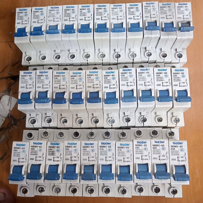 Jual Mcb nader NDM1 -63 /6A/16A/32A/40A/50A/63A original | Shopee Indonesia