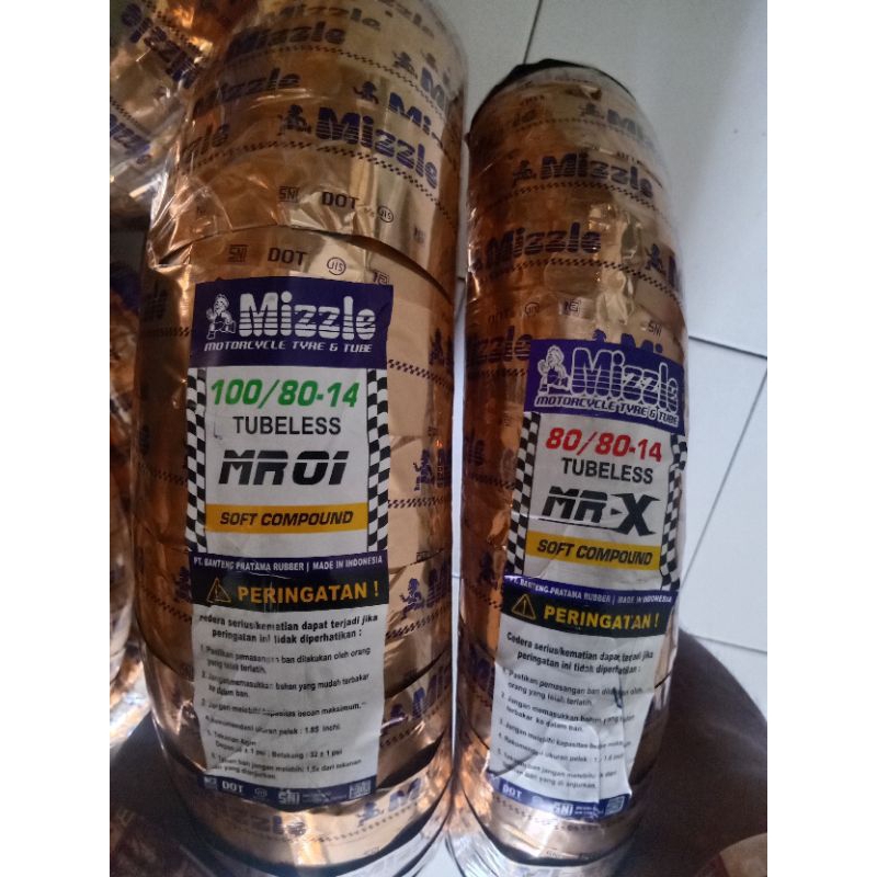Jual BAN SOFT COMPOUND 90/80-14 MIZZLE MR01 MR 01 BAN BALAP RACING ...