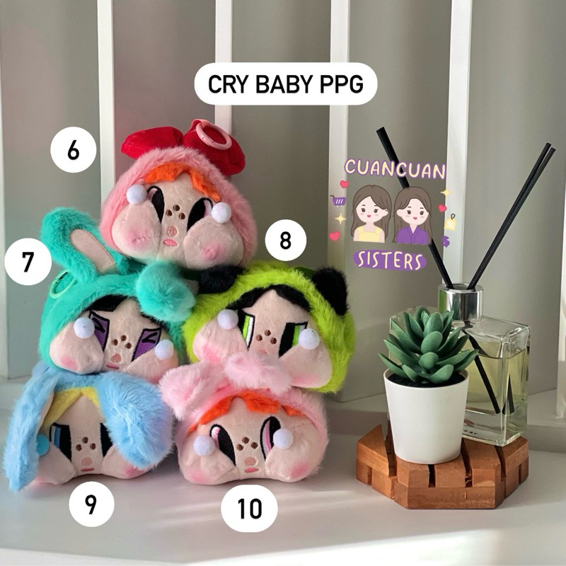 Jual [CRY BABY PPG] Gantungan Kunci Gemoy // Gantungan Tas Viral ...