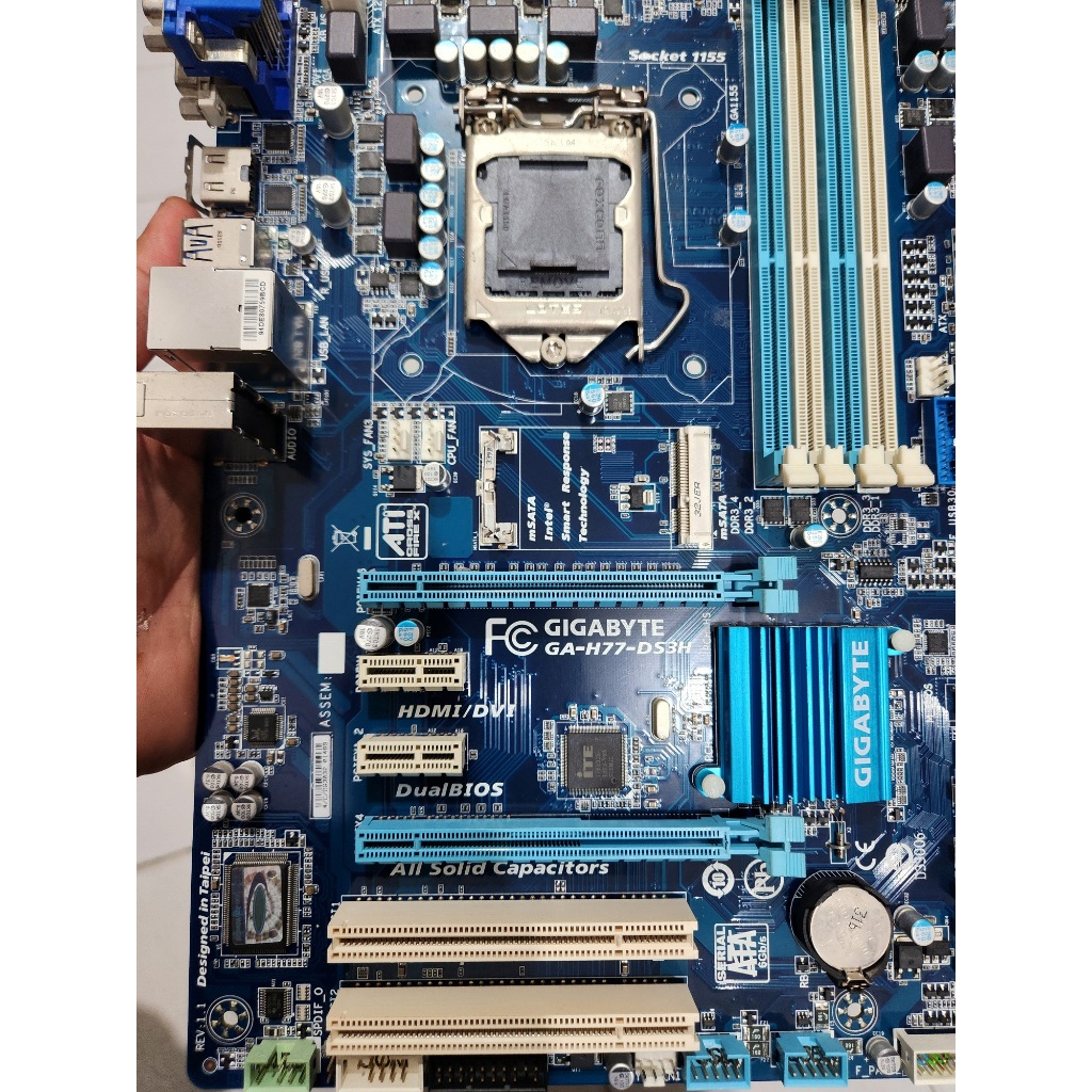Jual motherboard gigabyte GA-H77-DS3H socket 1155, mobo ATX gigabyte ...