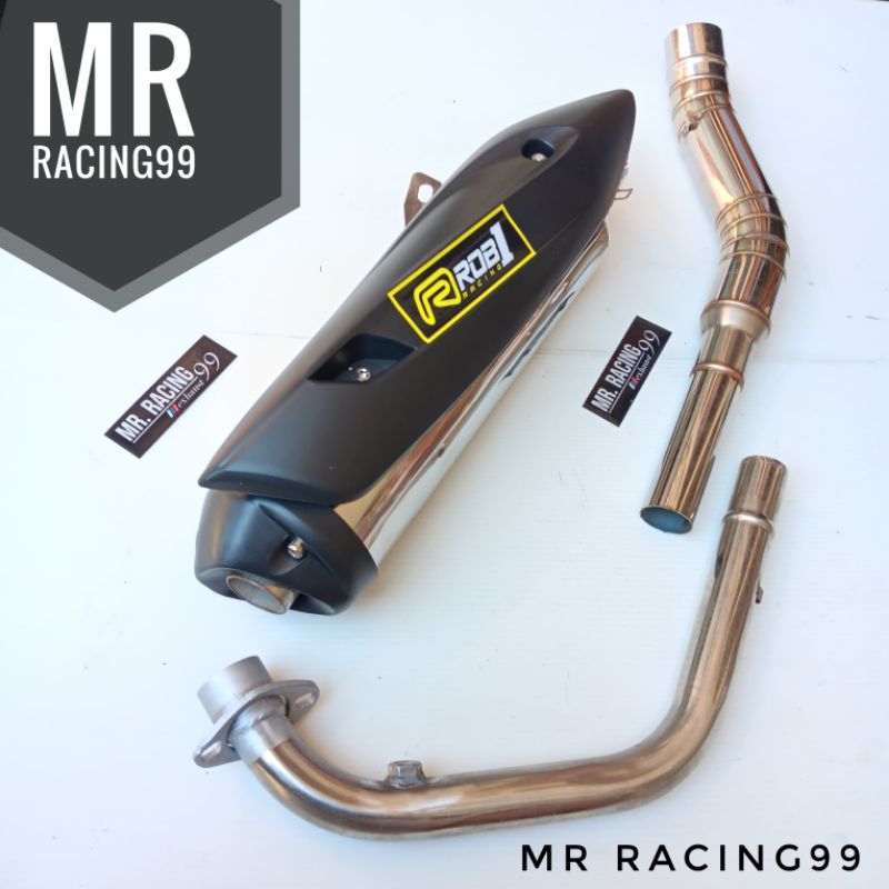 Jual Knalpot STANDAR RACING Rob 1 Cbr150 - cb150 - CBX150 - Supra GTR ...