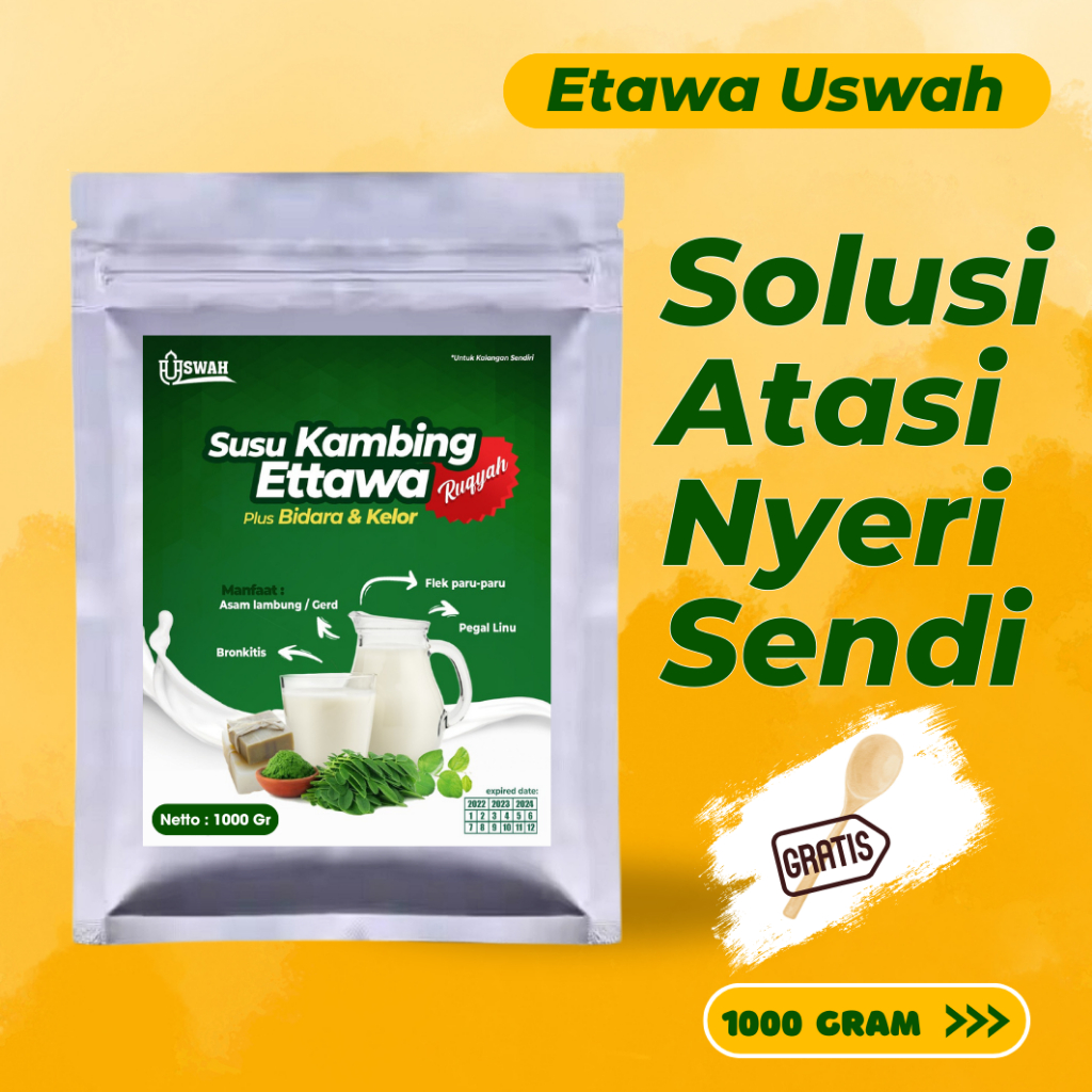 Jual Susu Etawa Uswah 1KG - Nyeri Sendi Hilang Tanpa Efek Samping ...
