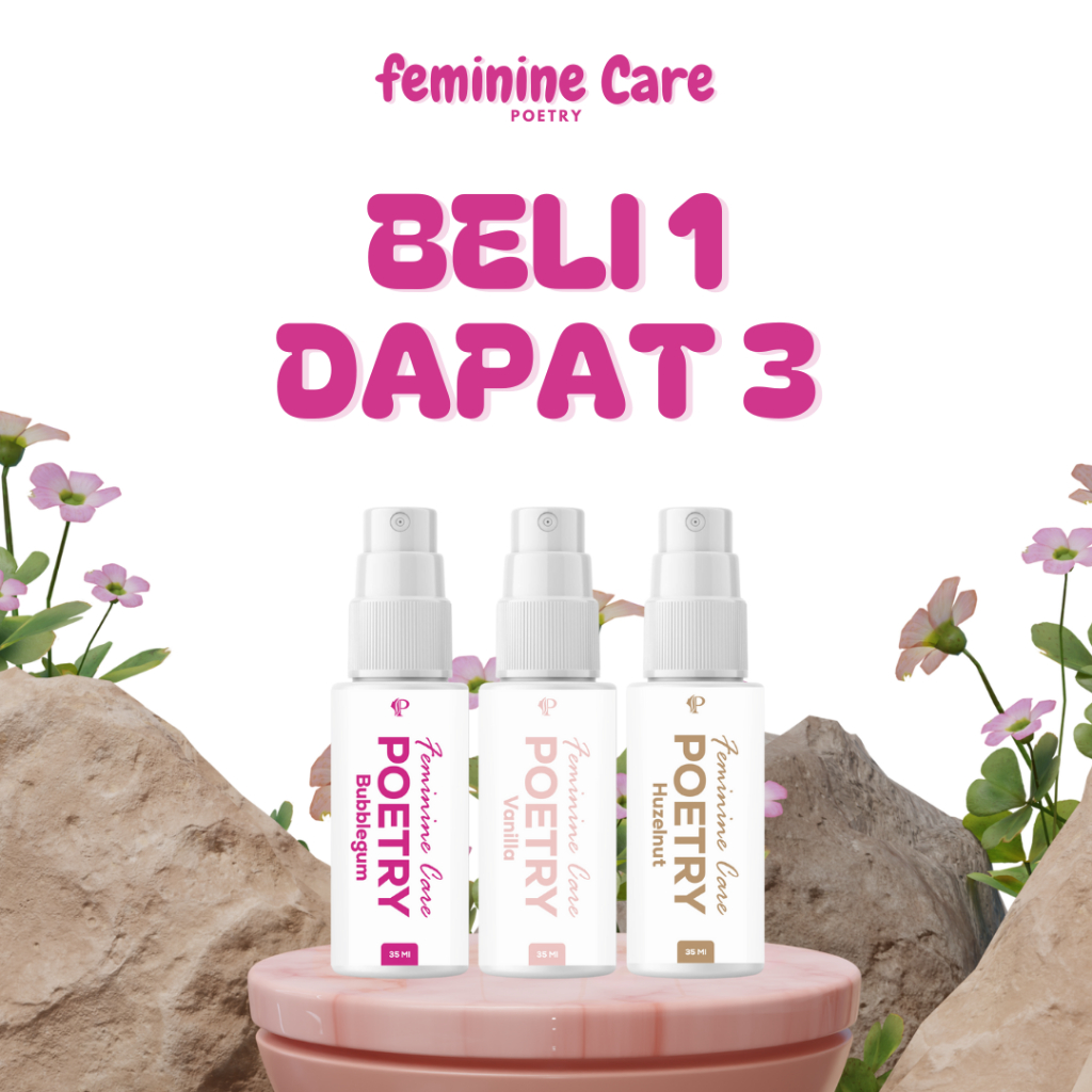Jual POETRY Paket Bundling Sweet Aromatic Feminine Care Spray 3 Pcs | Shopee Indonesia