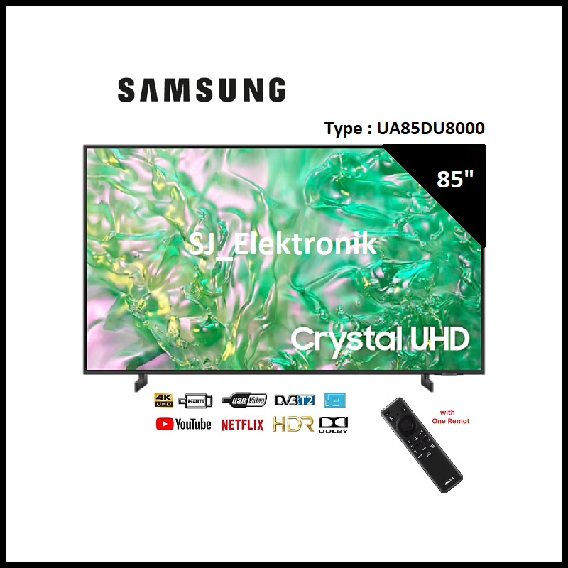 Jual Samsung 85DU8000 - LED TV 85 Inch UA85DU8000 Crystal UHD DU8000 4K ...