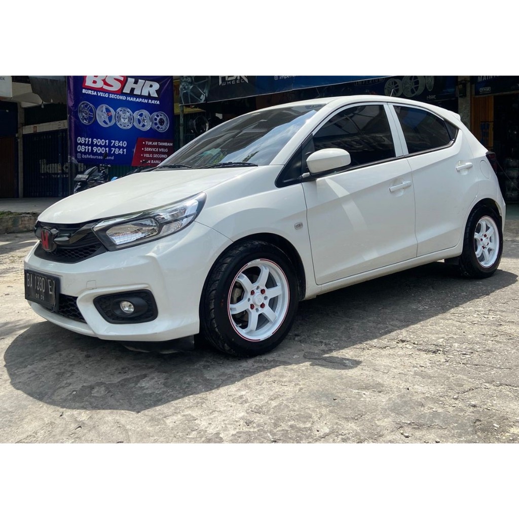 Jual Paketan Velg Racing Dan Ban Semi Slick Honda Brio R15 Pelek Hsr ...