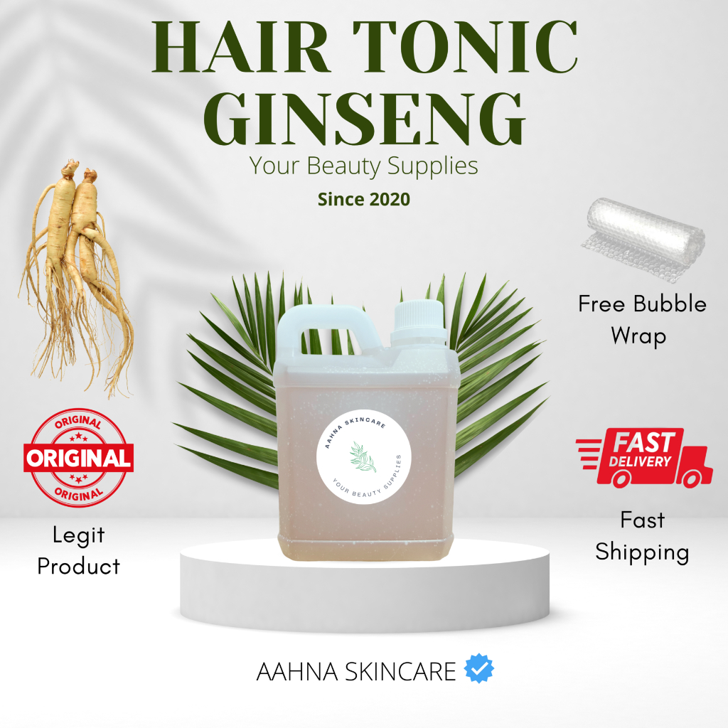 Jual Hair Tonic Ginseng Vitamin Rambut Sehat 1 Liter | Shopee Indonesia