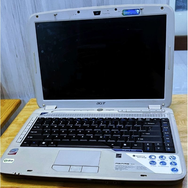 Jual laptop preloved Acer 4920 14 inch prosesor Intel core 2 Duo ram ...