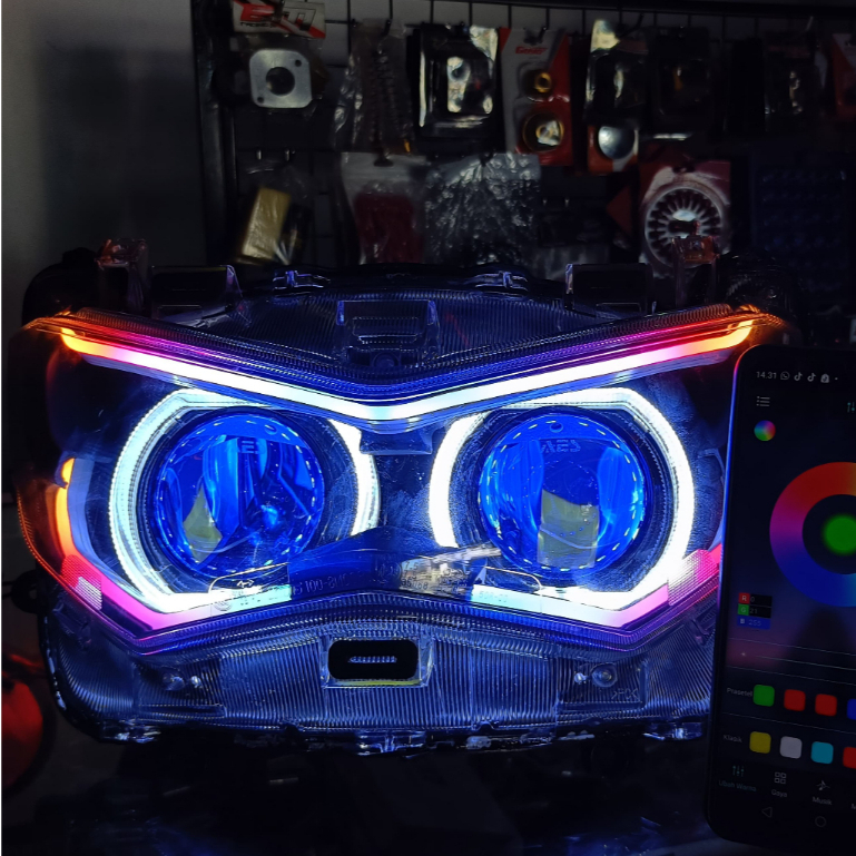 Jual BILED NEW N MAX AES TURBO EXSPERIENCE 60 WATT 2,5 INCH NEW NMAX N ...