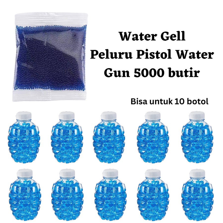 Jual WATER GEL GUN / Bubble Tambahan / Peluru Pistol Water Gun / Peluru ...