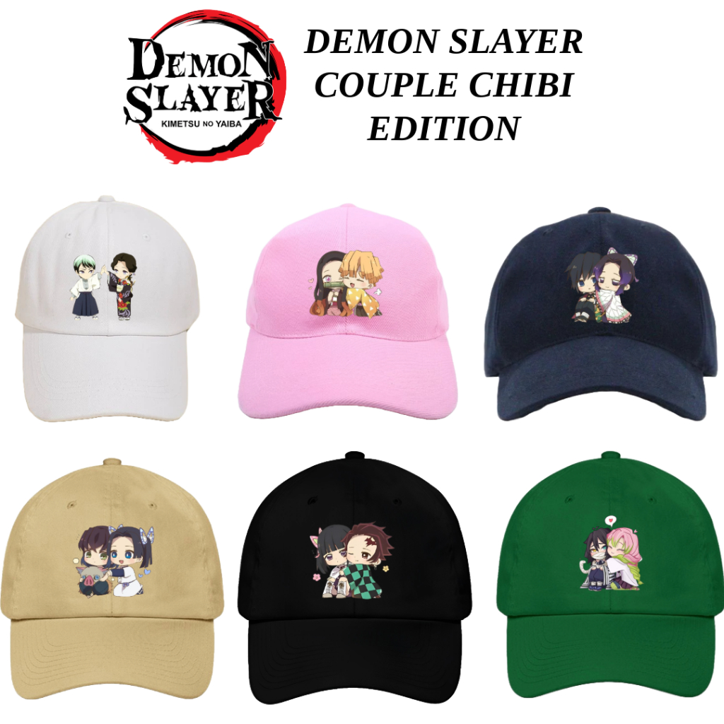 Jual TOPI BASEBALL DEMON SLAYER KIMETSU NO YAIBA ANIME COUPLE CHIBI ...