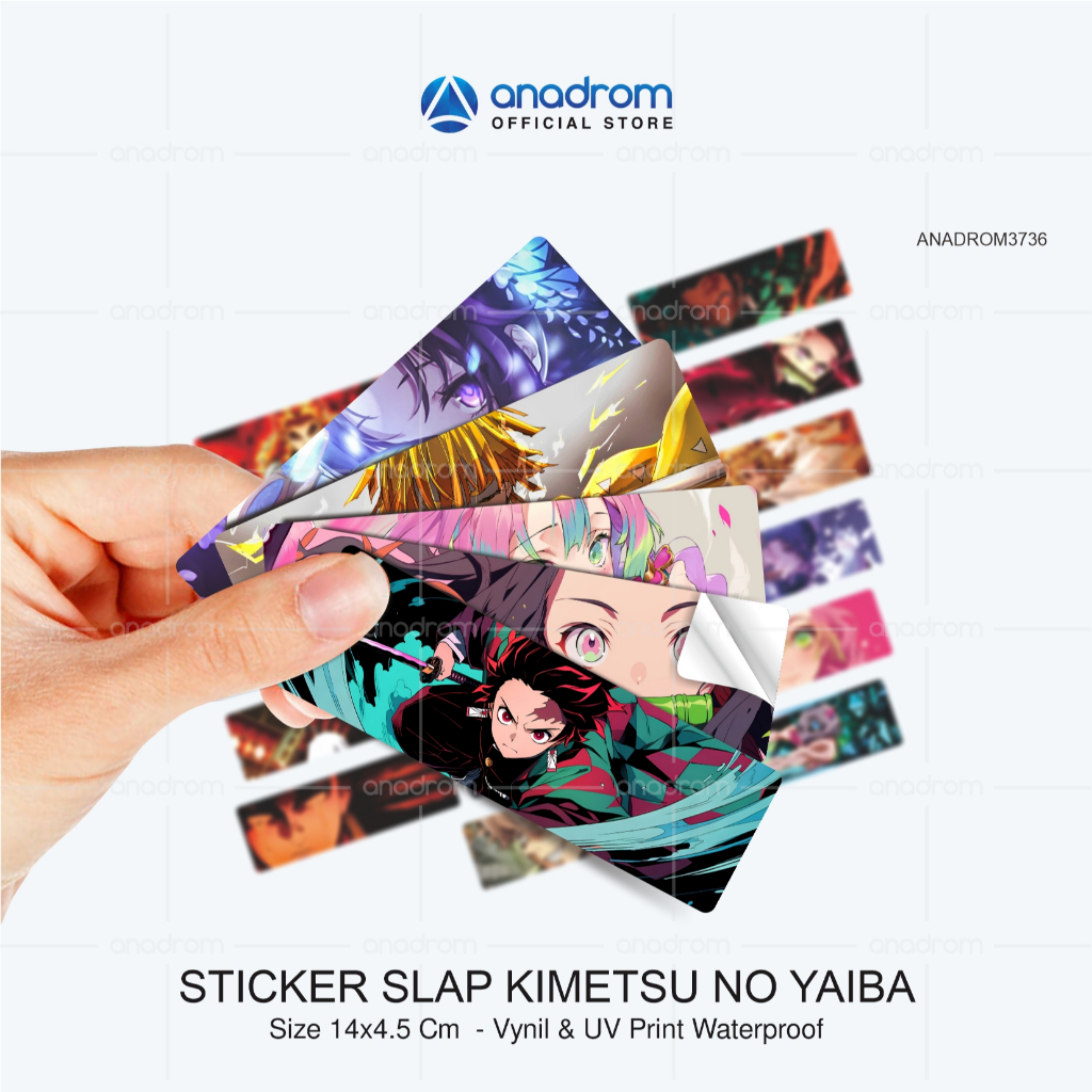 Jual Stiker Slap Kimetsu No Yaiba | Stiker Slap Character Anime Kimetsu ...