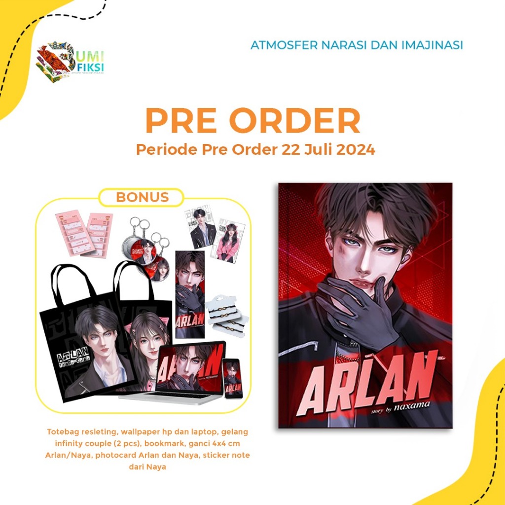 Jual Pre Order - Buku Novel Arlan - Naxama - Teradiksi - Bumifiksi (22 ...