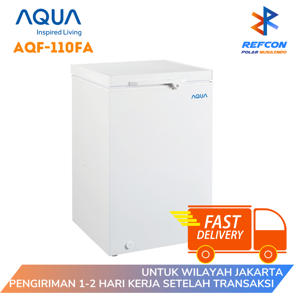 Jual Chest Freezer AQUA AQF 110FA / AQF 110 FA / AQF110FA 96 Liter ...