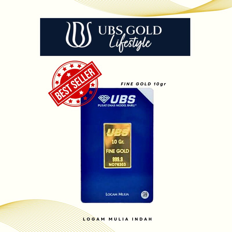 Jual Logam Mulia Emas 10 GR/gram batangan SNI bersertifikat | Shopee ...