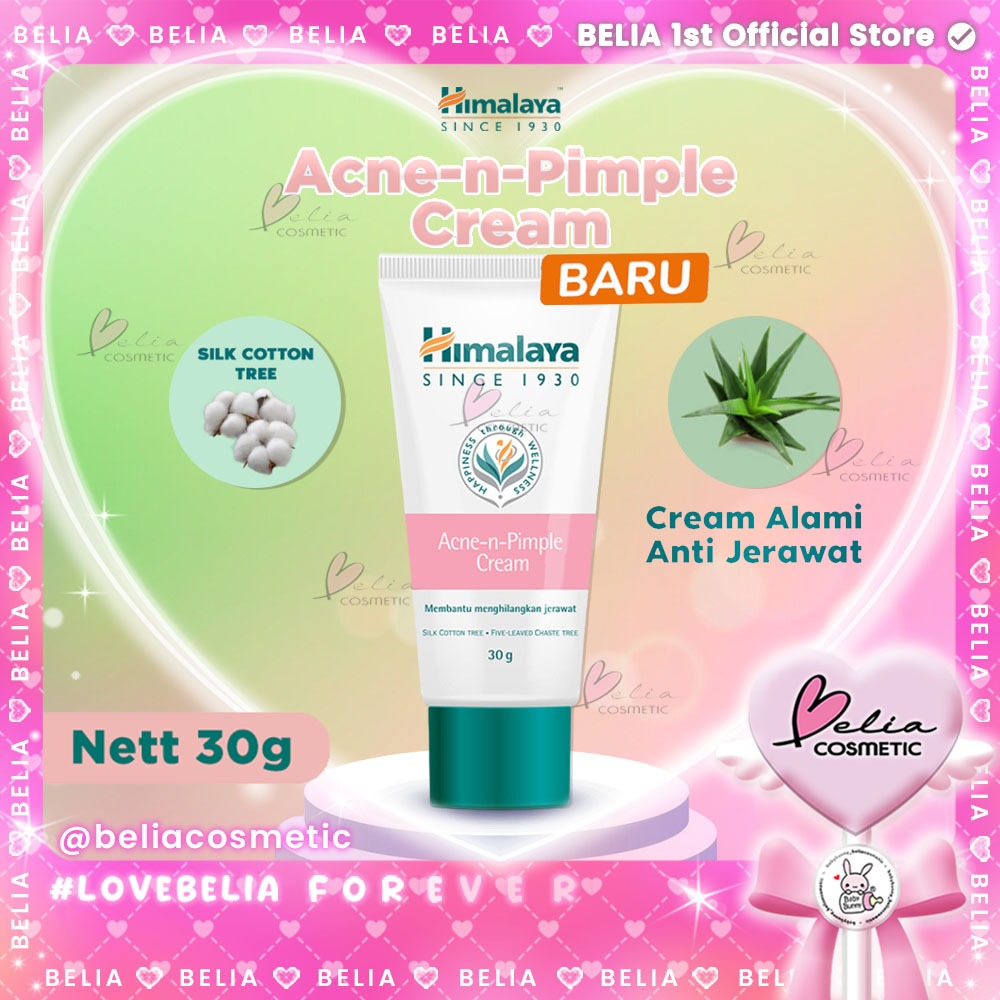 Jual BELIA HIMALAYA Acne -N- Pimple Cream 30gr | Cream Jerawat ...