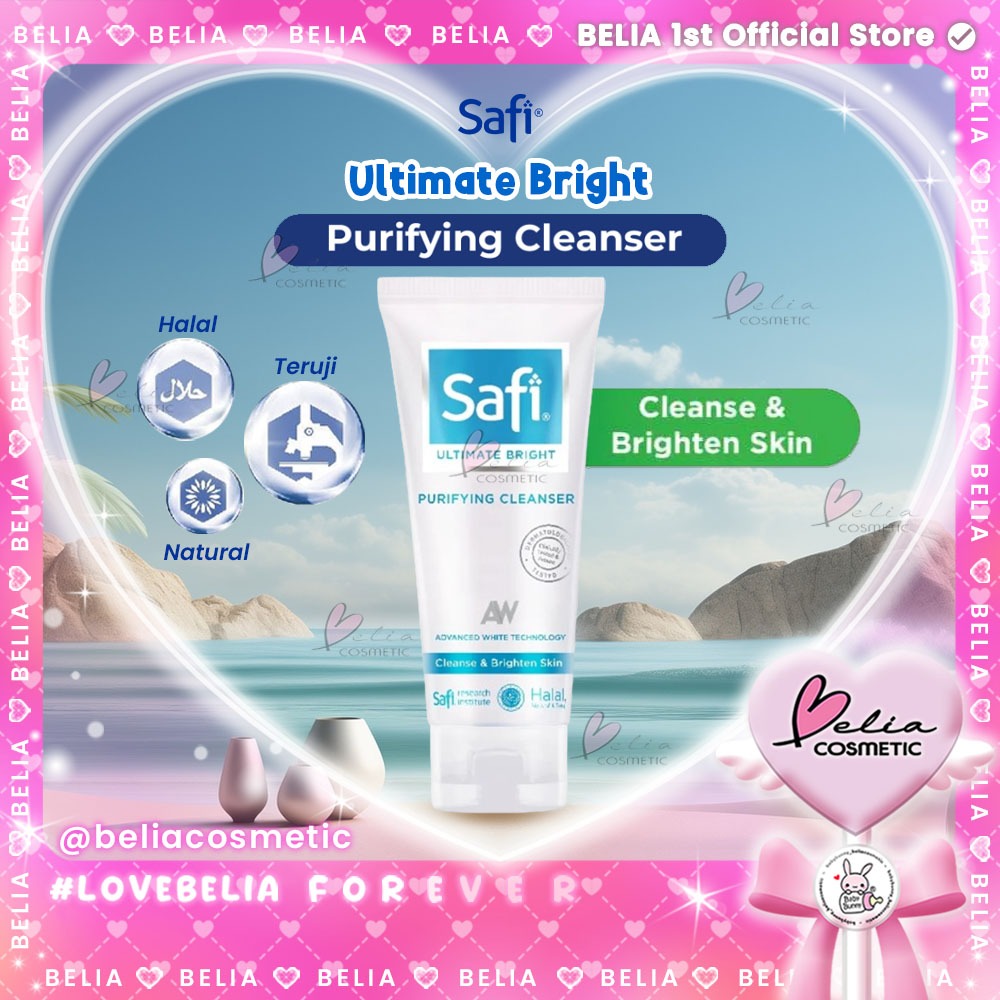 Jual BELIA SAFI Ultimate Bright Purifying Cleanser 50g 100g (sabun cuci muka safi) | Shopee ...