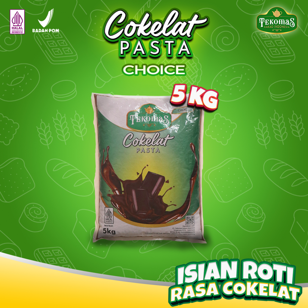 Jual TEKOMAS - Coklat Pasta Choice 5 kg Cokelat Isian Topping Roti Siap ...
