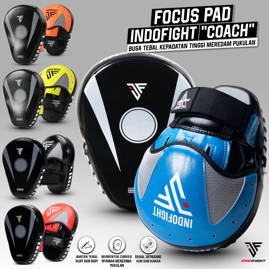 Jual Punching Pad Indofight Boxing Pad Tinju Focus Mitts Target Pad ...