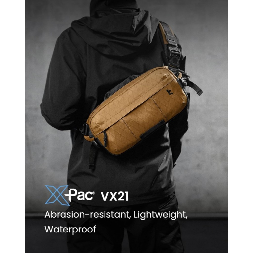 Jual tomtoc EDC Daily Sling Bag 5.5L X-Pac Crossbody Water-Resistant Bag Chest Casual Daypack ...