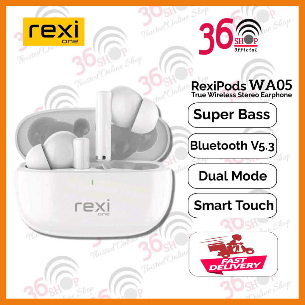 Jual rexione TWS WA05 Bluetooth 5.3 GAMING MODE + MUSIC MODE rexipods Dual Mode Edition True ...