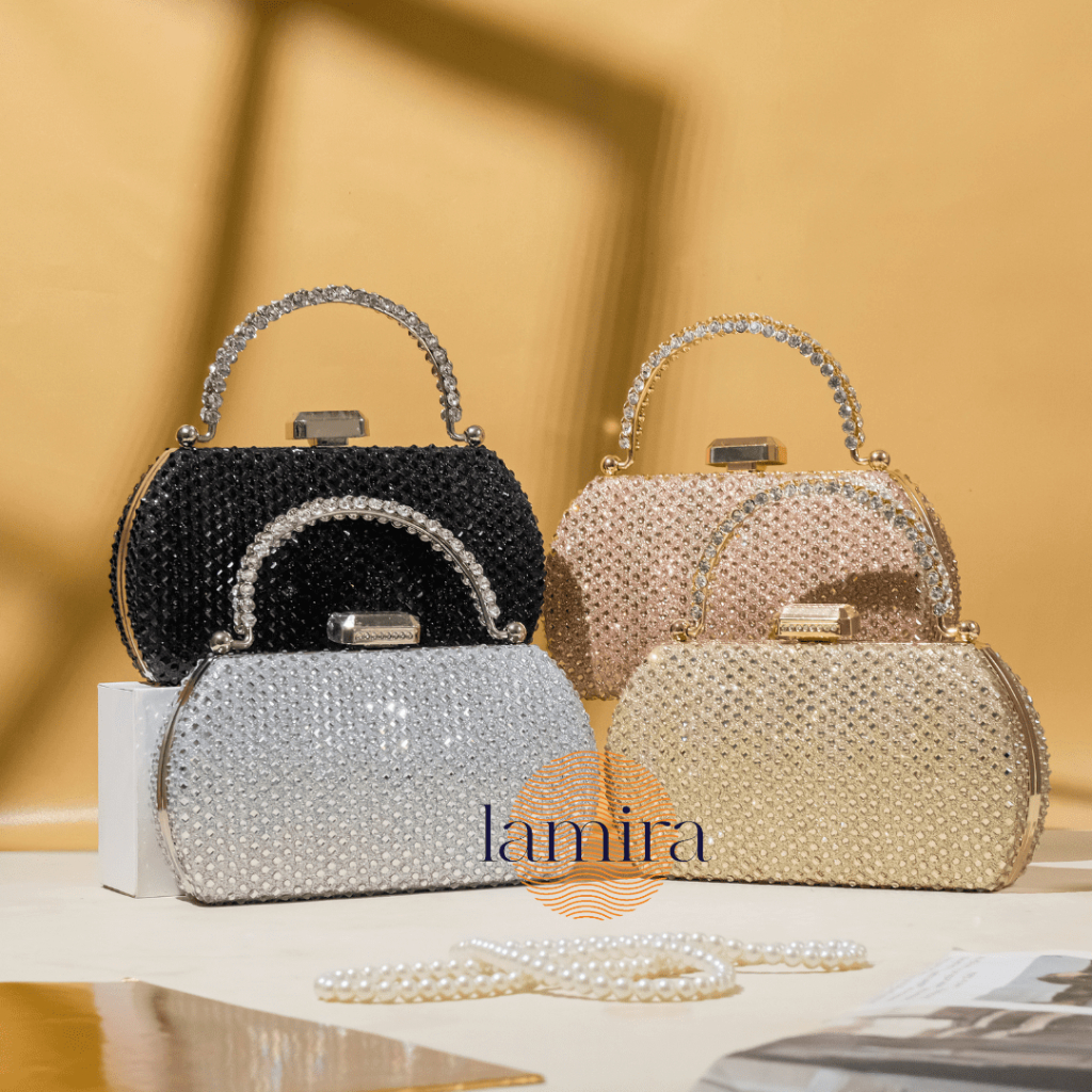 Jual Tas Pesta Wanita D3051 Kondangan Perempuan Tas Jinjing Glitter Tas ...