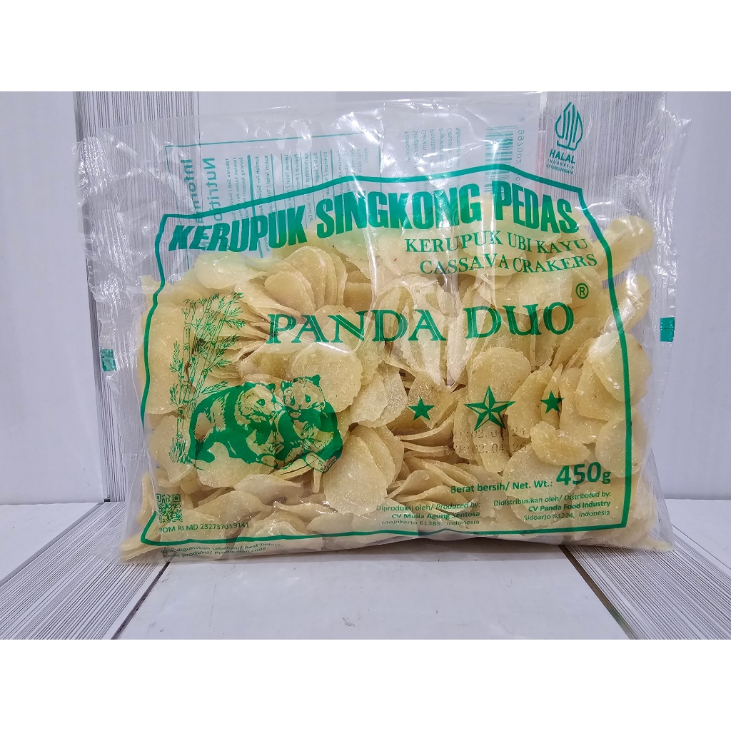 Jual Panda Duo Kerupuk Singkong Pedas 450g | Shopee Indonesia