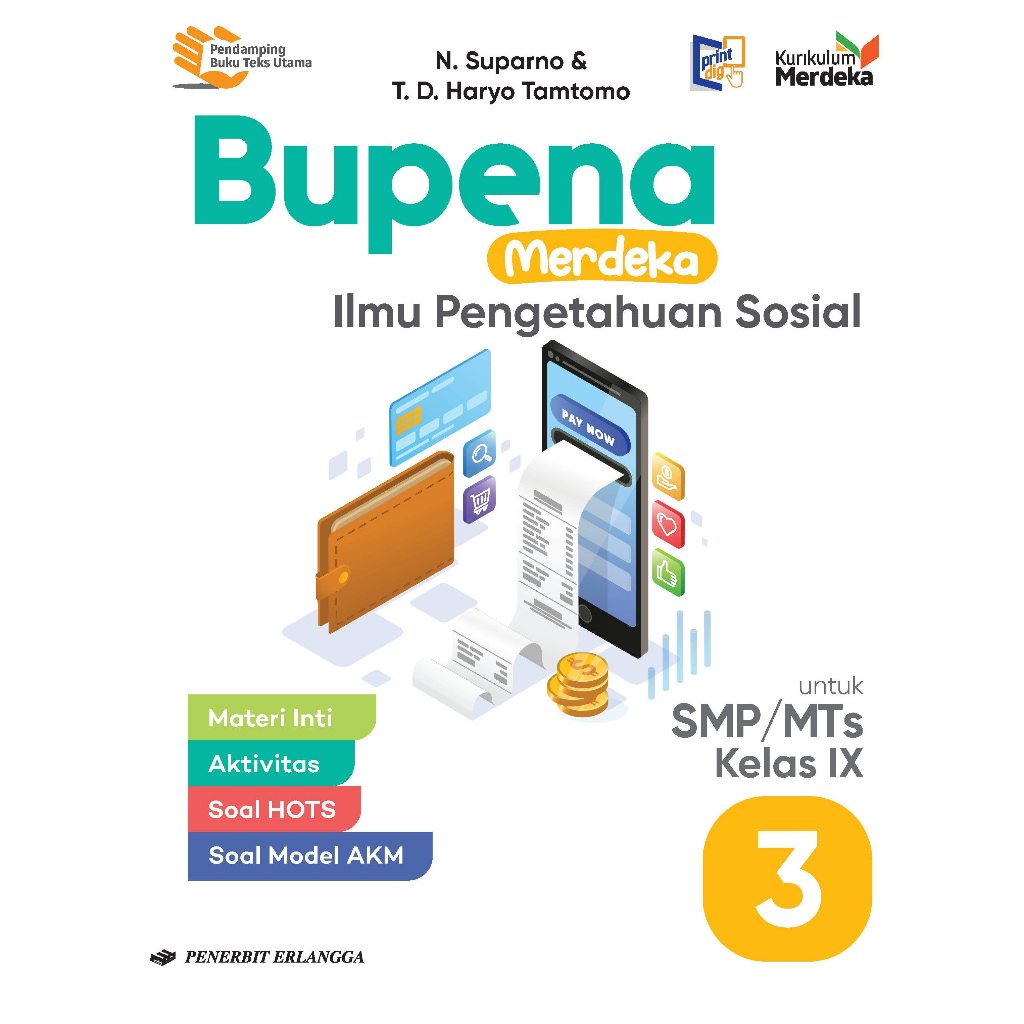 Jual BUPENA MERDEKA IPS SMP/MTS KLS.9/KM - ERLANGGA | Shopee Indonesia