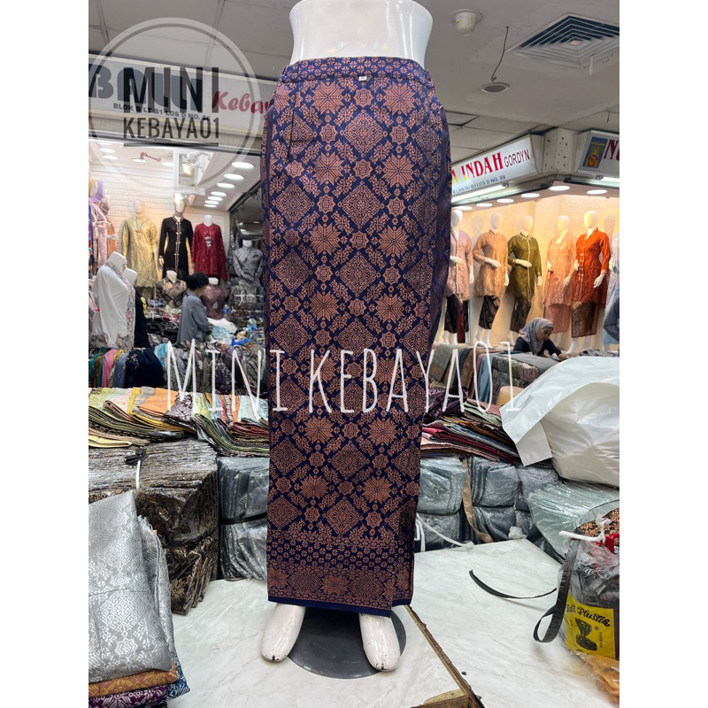 Jual Realpick ROK SONGKET SPAN/ Rok siap pakai / Rok Songket Instan ...