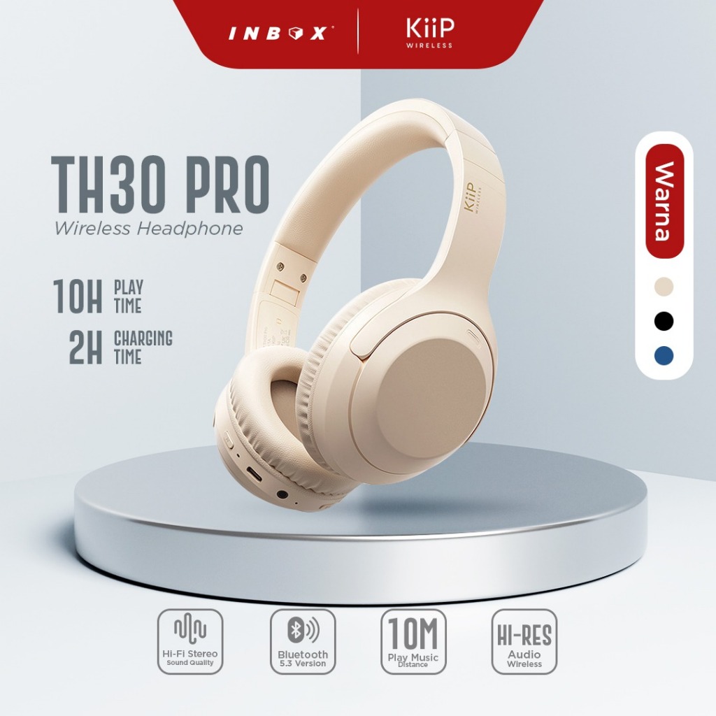 Jual KiiP Wireless TH30 Pro Headphone Bluetooth Wireless Headset ...