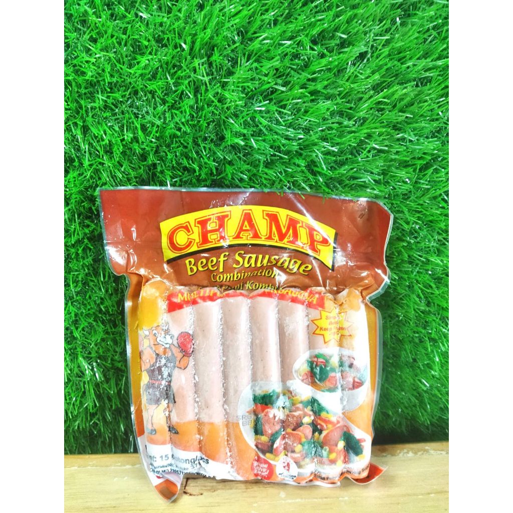 Jual Champ Beef Sausage / Sosis Daging isi 15 Pcs | Shopee Indonesia