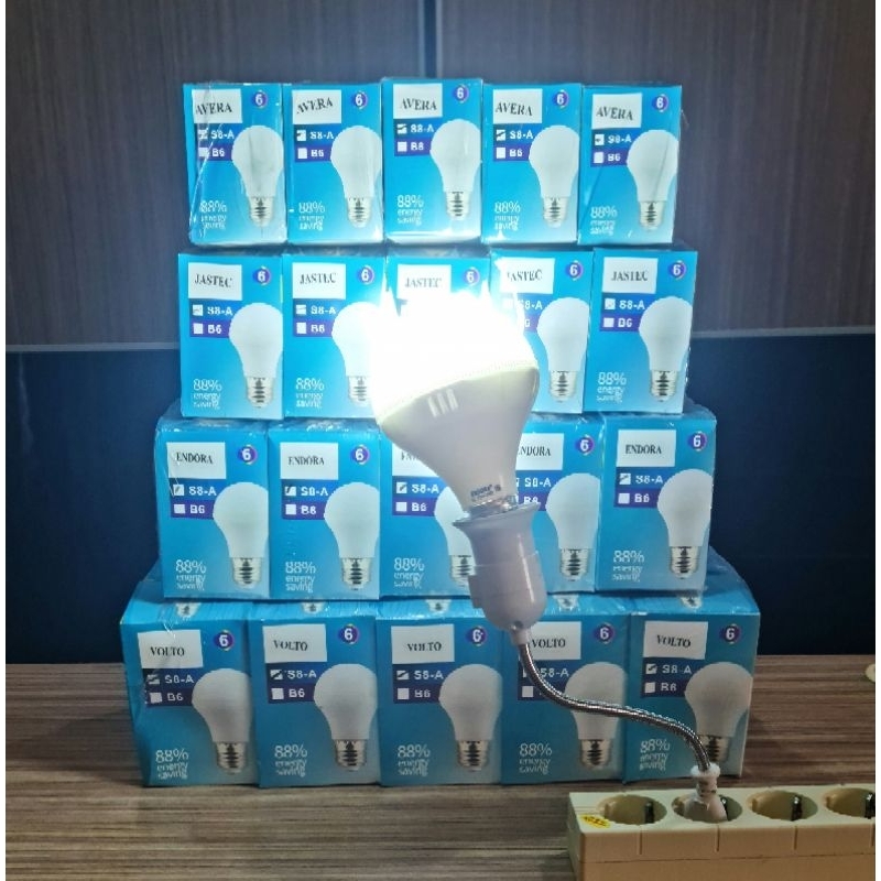 Jual LAMPU BOHLAM LED 18 WATT SUPER TERANG ENDORA HEMAT ENERGI 88% | Shopee Indonesia