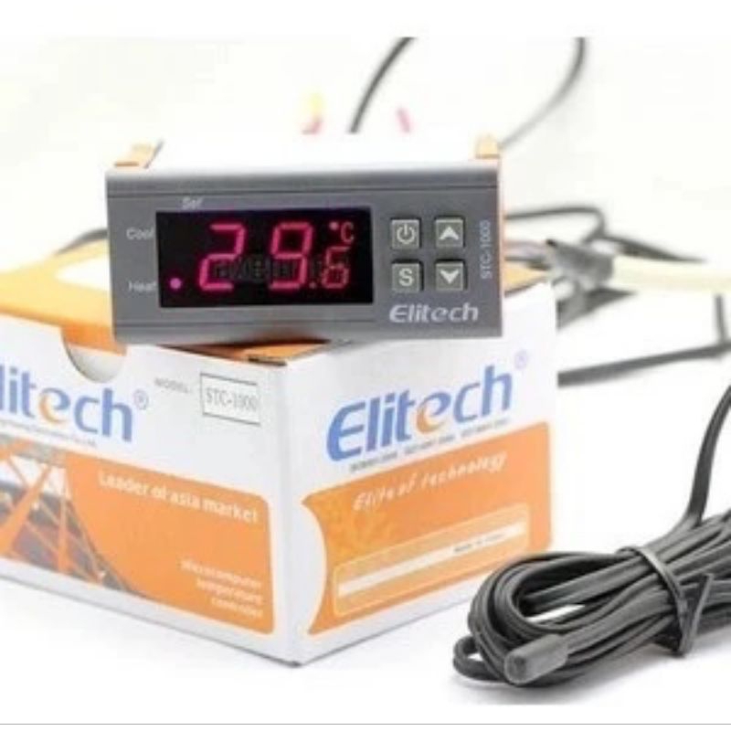 Jual Digital Thermostat Elitech STC-1000 Original Thermometer STC1000 ...