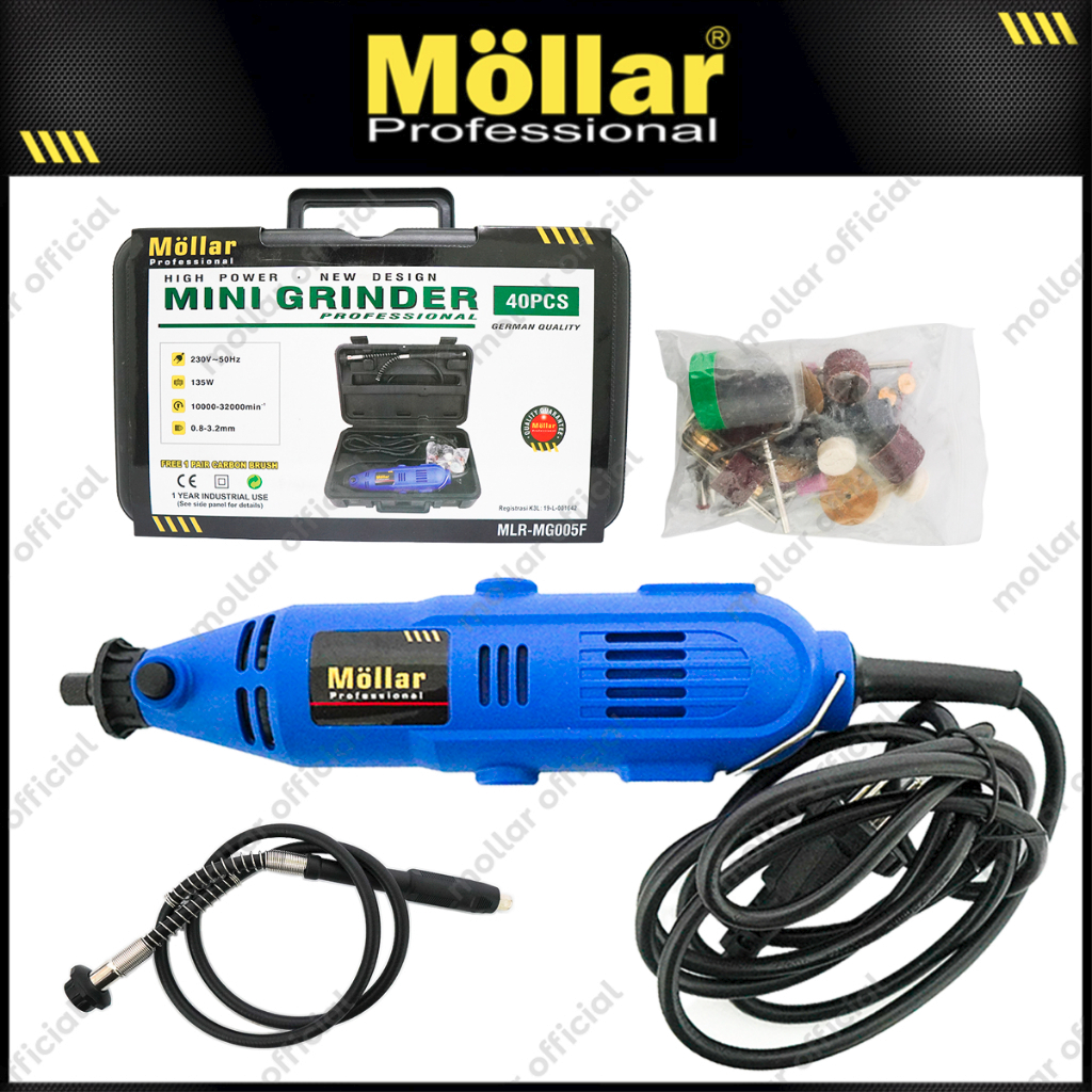 Jual Bor Tune Mini/Mini Grinder 40 pcs Merk Mollar Profesional | Shopee ...