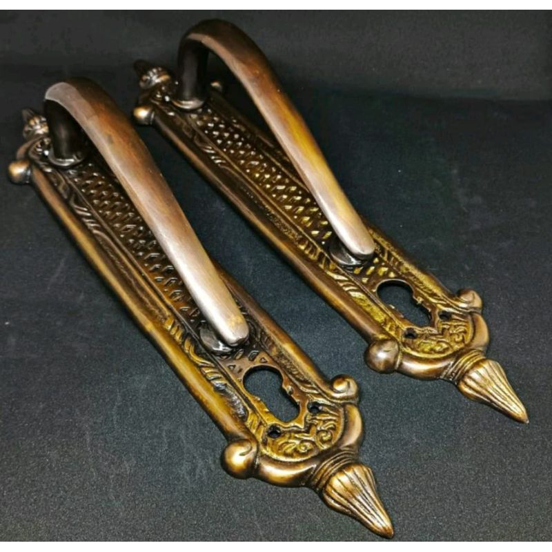 Jual Handle Pintu kayu Bahan Kuningan premium | Shopee Indonesia